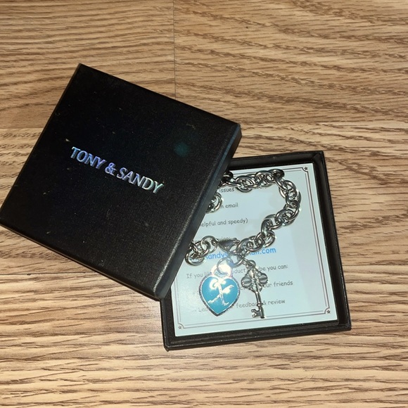 tony and sandy | Jewelry | Tony And Sandy X Bracelet With Key | Poshmark